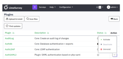 LimeSurvey SAML plugin • SSO, SLO and just-in-time provisioning