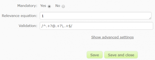 How to validate email addresses at Limesurvey • Survey Consulting - The ...