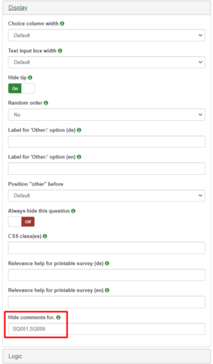 LimeSurvey plugin to support multiple other free text fields